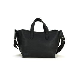 Henkeltasche Harpa "RACHEL", Herren, Gr. B/H/T: 10cm x 19cm x 36cm, schwarz, Leder, unifarben, Taschen, mit abnehmbarem Schulterriemen