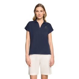 Kurzarmshirt Betty Barclay "Damen mit Schmucksteinen", Damen, Gr. 36, dunkelblau, Jersey, Obermaterial: 100% Baumwolle, gerade normal, Shirts