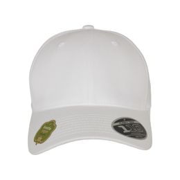 Fitted Cap Flexfit "Flexfit Accessoires Flexfit 110 Organic Cap", Gr. onesize, wei&szlig;, 98% Baumwolle (Bio), 2% Elasthan, unifarben, Caps