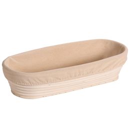 G&auml;rkorb Kesper "G&auml;rk&ouml;rbchen, oval, FSC zertifiziert", natur, B:15cm L:35cm T:15cm, Naturmaterial, K&uuml;chenformen, Bezug abnehmbar und waschbar