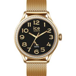 Ice Watch Smartwatch ICE-WATCH, goldfarben, goldfarben, Smartwatches, Damen, Smartwatch, Armbanduhr, Damenuhr, Edelstahlarmband, Bluetooth, digital