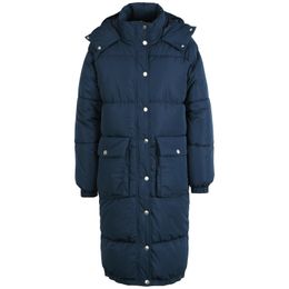Kurzmantel oxmo "Kurzmantel OXAlba", Damen, Gr. L, blau (marineblaus), Obermaterial: 100% Polyester PES., M&auml;ntel Kurzmantel