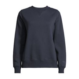 Kapuzenpullover SALZHAUT "Pullover RABHAHN - UNI", Damen, Gr. XL, blau (navy), Obermaterial: 80% Baumwolle CO. 20% Polyester PES., Pullover Kapuzenpullover