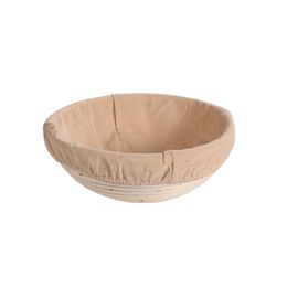 G&auml;rkorb Kesper "G&auml;rk&ouml;rbchen, rund, FSC zertifiziert", natur, &Oslash;:22cm, Naturmaterial, K&uuml;chenformen, Bezug abnehmbar und waschbar