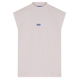 T-Shirt Hugo "Navertz", Herren, Gr. L, light, pastel lila535, Single Jersey, Obermaterial: 100% Baumwolle, regular fit h&uuml;ftlang, Rundhals, Shirts T-Shirt, mit Hugo-Label