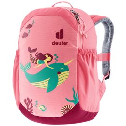 Kinderrucksack Deuter "Pico", rosa (blossom, dahl), Rucks&auml;cke, Kinder, B/H/T: 19cm x 28cm x 12cm, Obermaterial: 100% Polyester, f&uuml;r Kinder ab 2 Jahren, f&uuml;r Sportmode und Outdoormode, B:19cm H:28cm T:12cm