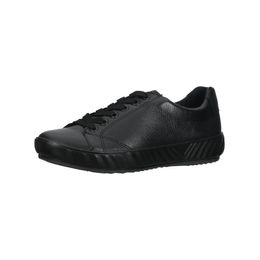 Sneaker Ara "Ara Sneaker Glattleder", Damen, Gr. 37, schwarz, Glattleder, Schuhe Sneaker