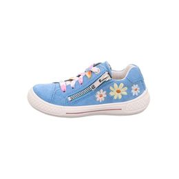 Superfit Leder-Sneakers "Tensy" in Hellblau - 39% | Gr&ouml;&szlig;e 27 | Kindersneakers