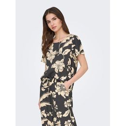 Jacqueline de Yong JDY Bluse "Troya" in Schwarz/ Beige - 52% | Gr&ouml;&szlig;e XS | Damen-blusen