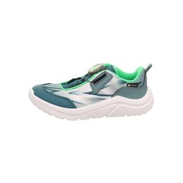 Superfit Leder-Sneakers "Kicks" in Gr&uuml;n - 47% | Gr&ouml;&szlig;e 28 | Kindersneakers