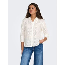 Jacqueline de Yong JDY Bluse "Taillie" in Wei&szlig; - 50% | Gr&ouml;&szlig;e L | Damen-blusen