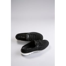Clog ANISTON SHOES, Damen, Gr. 40, schwarz, Textil, Schuhe Clog, Freizeitschuh, Barfu&szlig;schuh, Slip-on Sneaker, Topseller