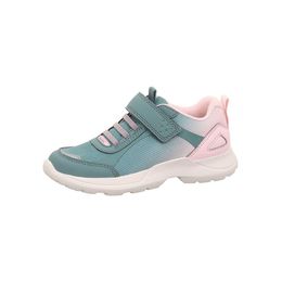 Superfit Leder-Sneakers "Rush" in Rosa/ Gr&uuml;n - 47% | Gr&ouml;&szlig;e 32 | Kindersneakers