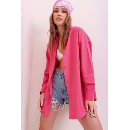 Trend Alacati Bluse "Trend Ala&ccedil;at Stili" in Pink - 69% | Gr&ouml;&szlig;e M | Damen-blusen