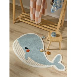 Lytte Waschbarer Kinderteppich Narius Hellblau 70x120 cm - Waschbarer Teppich f&uuml;r Kinderzimmer