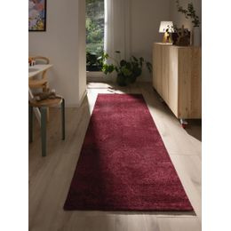 benuta Nest L&auml;ufer f&uuml;r Flur Nina Rot 80x250 cm