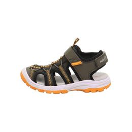 Superfit Leder-Halbsandalen "Tornado Light" in Khaki - 32% | Gr&ouml;&szlig;e 28 | Kindersandalen