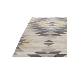 Harlequin Wollteppich Elwana Grau 140x200 cm - Naturfaserteppich aus Wolle