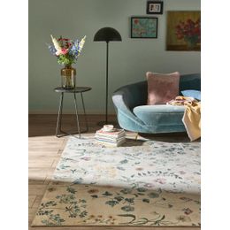 benuta Nest Waschbarer Kurzflor Teppich Milly Multicolor 80x150 cm - Bunter Teppich f&uuml;r Wohnzimmer