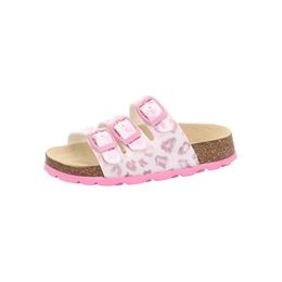 Superfit Pantoletten in Wei&szlig;/ Rosa - 38% | Gr&ouml;&szlig;e 29 | Clogs-pantoletten-kinder