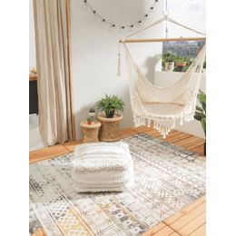 benuta Nest In- & Outdoor-Teppich Jerry Multicolor 80x150 cm - Teppich f&uuml;r Balkon, Terrasse & Garten