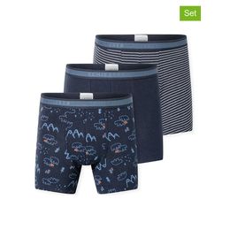 Schiesser 3er-Set: Boxershorts in Dunkelblau - 43% | Gr&ouml;&szlig;e 116 | Kinder-waesche