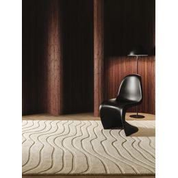 benuta Finest Wollteppich Terra Cream 160x230 cm - Naturfaserteppich aus Wolle