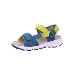 Superfit Leder-Sandalen "Criss Cross" in Blau - 28% | Gr&ouml;&szlig;e 42 | Kindersandalen