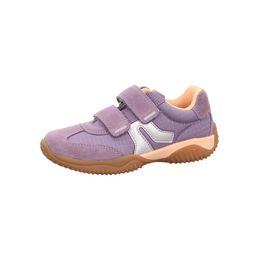 Superfit Leder-Sneakers "Storm" in Lila - 26% | Gr&ouml;&szlig;e 35 | Kindersneakers