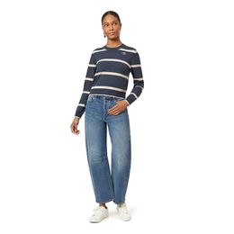 Scotch & Soda Scotch & Soda Pullover in Blaugrau/ Creme - 66% | Gr&ouml;&szlig;e XL | Damen-pullover-cardigans