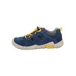 Superfit Leder-Halbsandalen "Trace" in Blau - 35% | Gr&ouml;&szlig;e 28 | Kindersneakers