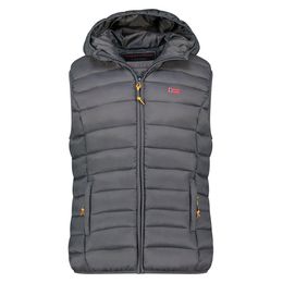 Geographical Norway Steppweste "Vatikolor" in Anthrazit - 67% | Gr&ouml;&szlig;e L | Damenjacken