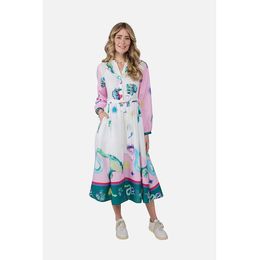 LIEBLINGSST&Uuml;CK LIEBLINGSST&Uuml;CK Kleid "Raly" in Wei&szlig;/ Rosa/ Gr&uuml;n - 37% | Gr&ouml;&szlig;e 38 | Damen-kleider