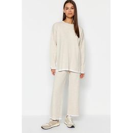 Trendyol Twinset in Creme - 68% | Gr&ouml;&szlig;e M | Damen-tops