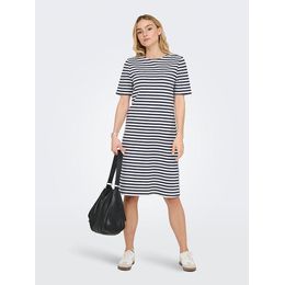 Jacqueline de Yong JDY Kleid "Isa" in Wei&szlig;/ Dunkelblau - 29% | Gr&ouml;&szlig;e L | Damen-kleider