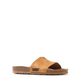 Sunbay Pantoletten "Djeelia" in Camel - 52% | Gr&ouml;&szlig;e 39 | Damen-pantoletten
