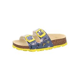 Superfit Leder-Pantoletten in Dunkelblau - 25% | Gr&ouml;&szlig;e 27 | Clogs-pantoletten-kinder