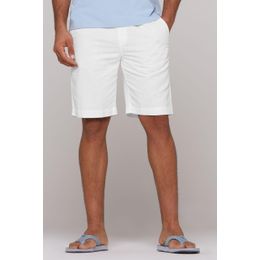 Leinenhose CMPD, Herren, Gr. S, Normalgr&ouml;&szlig;en, wei&szlig;, Web, Material: 53% Leinen, 47% Baumwolle, bestickt, regular fit knielang, Hosen, mit Elastikbund und Kordel