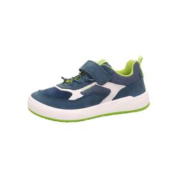Superfit Leder-Sneakers "Maverick" in Dunkelblau - 45% | Gr&ouml;&szlig;e 32 | Kindersneakers