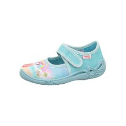 Superfit Hausschuhe "Belinda" in T&uuml;rkis - 21% | Gr&ouml;&szlig;e 35 | Kinderhausschuhe