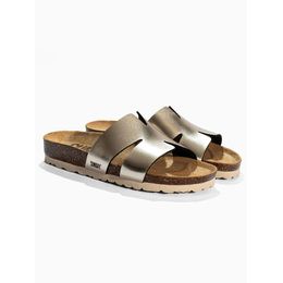 Sunbay Pantoletten "Jeel" in Gold - 66% | Gr&ouml;&szlig;e 36 | Damen-pantoletten