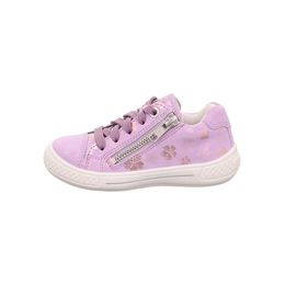 Superfit Leder-Sneakers "Tensy" in Lila - 45% | Gr&ouml;&szlig;e 31 | Kindersneakers