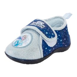 Hausschuh Disney "FROZEN", Kinder, Gr. 21, lt blau, Textil, Schuhe Hausschuh