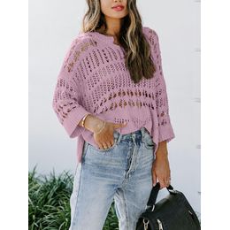 Milan Kiss Pullover in Rosa - 65% | Gr&ouml;&szlig;e L | Damen-pullover-cardigans