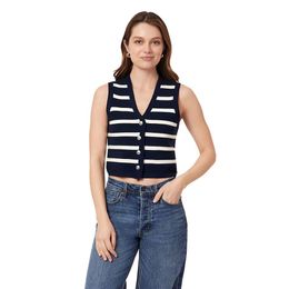 Scotch & Soda Scotch & Soda Strickweste in Dunkelblau/ Wei&szlig; - 66% | Gr&ouml;&szlig;e M | Damenjacken