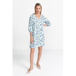 Rich & Royal Rich & Royal Kleid in Wei&szlig;/ Hellblau - 65% | Gr&ouml;&szlig;e 38 | Damen-kleider
