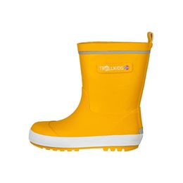 Trollkids Gummistiefel "Lysefjord" in Gelb - 33% | Gr&ouml;&szlig;e 31 | Kinder-outdoor-sport-schuhe