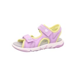 Superfit Leder-Sandalen "Pebbles" in Rosa/ Gelb - 36% | Gr&ouml;&szlig;e 25 | Kindersandalen