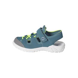 Ricosta Halbsandalen "Gerald" in Gr&uuml;n/ Grau - 37% | Gr&ouml;&szlig;e 34 | Kindersandalen