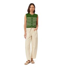 Scotch & Soda Scotch & Soda Strickweste in Gr&uuml;n/ Creme - 68% | Gr&ouml;&szlig;e XS | Damenjacken
